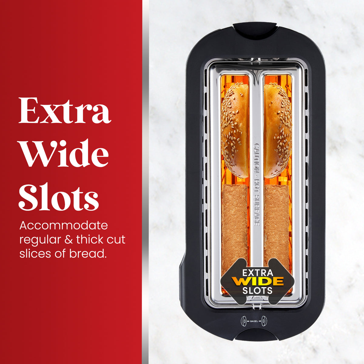 Digital Long Slot 4 Slice Toaster ECT5322 – Shop Elite Gourmet - Small ...
